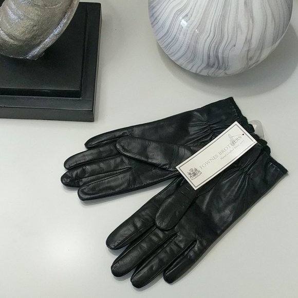 Fownes Brothers | Accessories | Nwt Fownes Brothers Black Leather ...